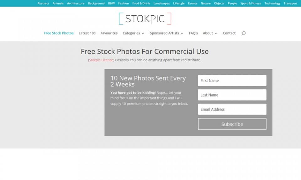 Free Stock Photo Resources For Designers » CSS Author