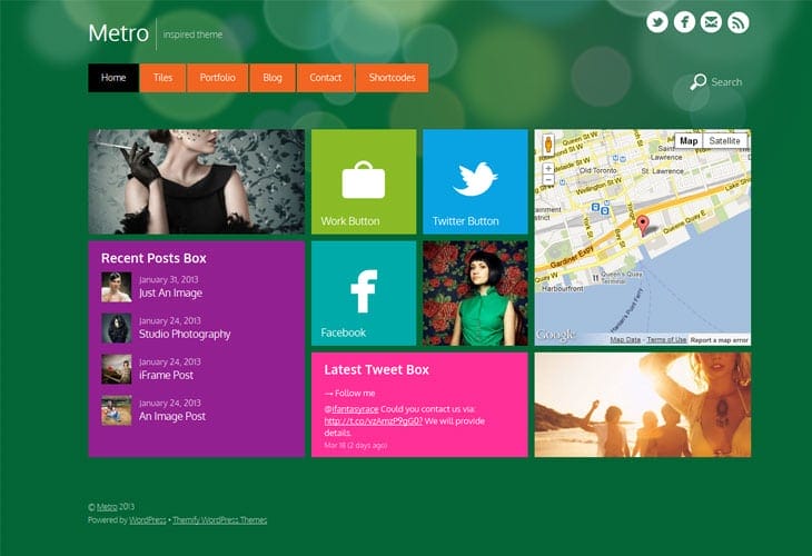 15 Responsive Metro Style WordPress Themes