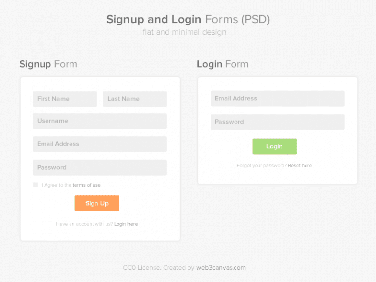 The Best Collection Of Free Forms PSD