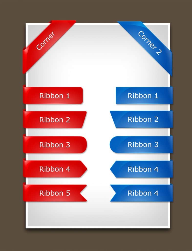 100+ Free Ribbons PSD & Vector Files For Your Designs » CSS Author