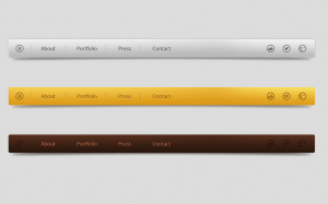 80+ Free Website Menu Navigation PSD Elements » CSS Author
