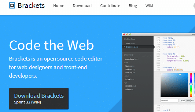 Best Free Code Editors For Developers » CSS Author
