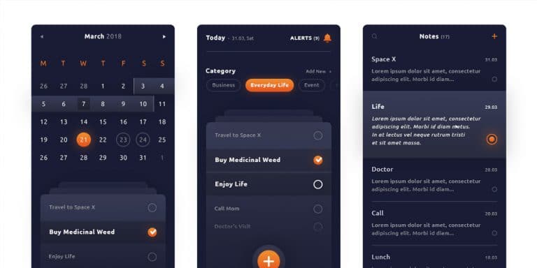 Latest Free UI Kits From 2019