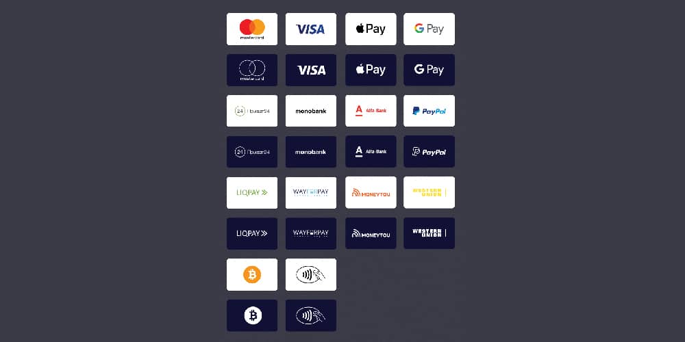 Free Payment Method & Credit Card Icon Set
