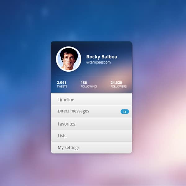 100 + Web Widget Designs PSD - CSS Author