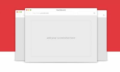 Free Web And Mobile Browser Mockup Designs PSD