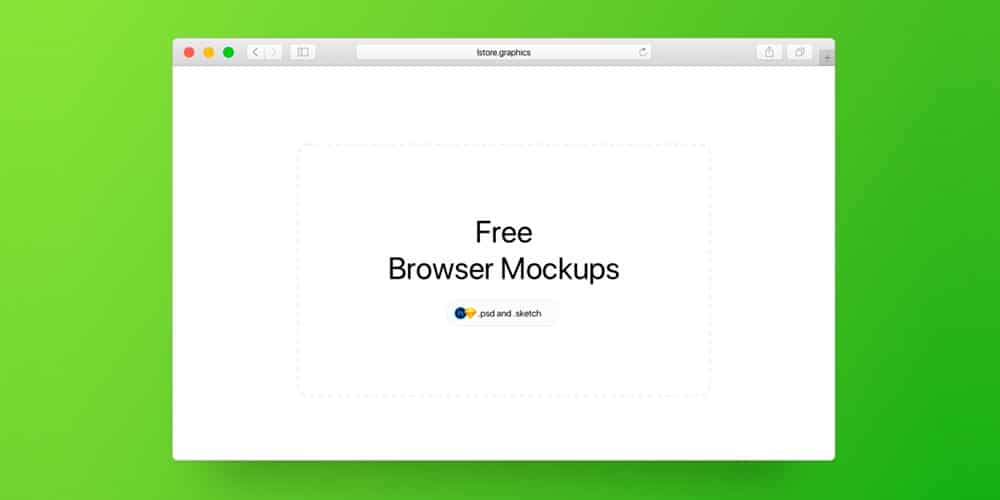 Free Web and Mobile Browser Mockup Designs PSD