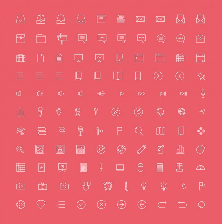 250+ Ultimate Collection Of Free Line Icon Sets » CSS Author