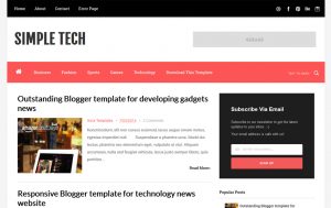 200+ Best Free Responsive Blogger Templates