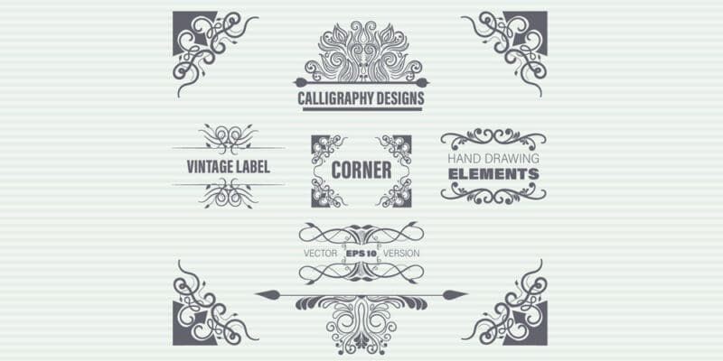 Vector Decorative Web Elements » CSS Author