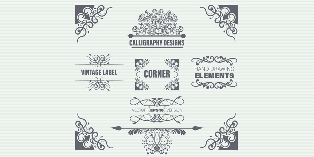 Vector Decorative Web Elements » CSS Author