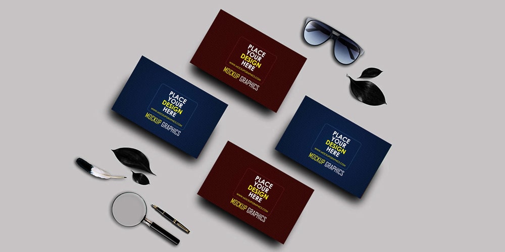 100+ Free Business Card Mockups PSD » CSS Author
