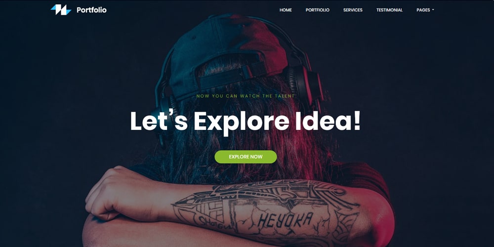 Free Portfolio Website Templates (PSD & HTML)» CSS Author
