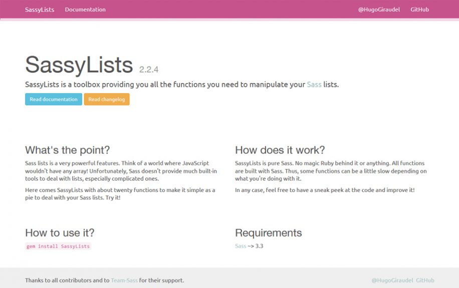 The Ultimate SASS Resources & Tools » CSS Author