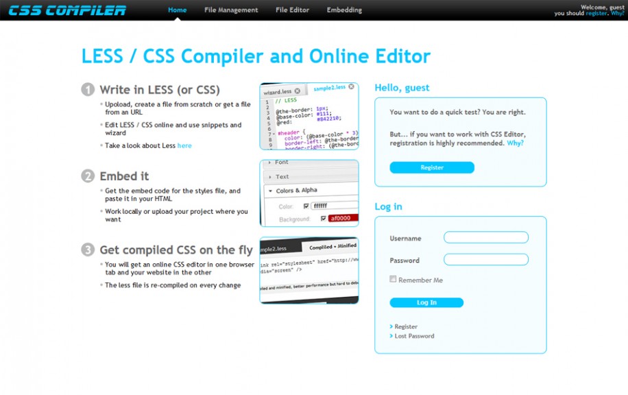 50+ Less Compilers (Complete Collection) » CSS Author