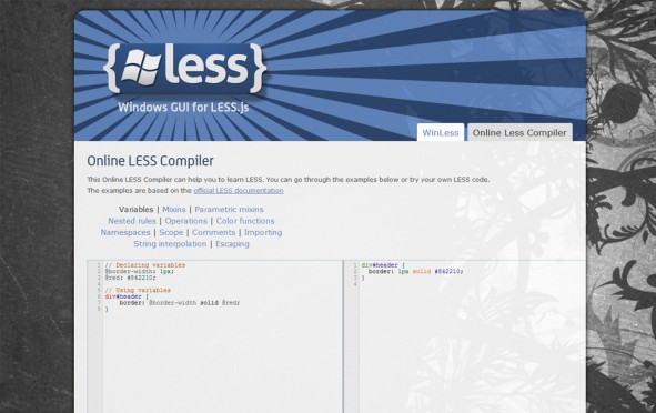 50+ Less Compilers (Complete Collection) » CSS Author