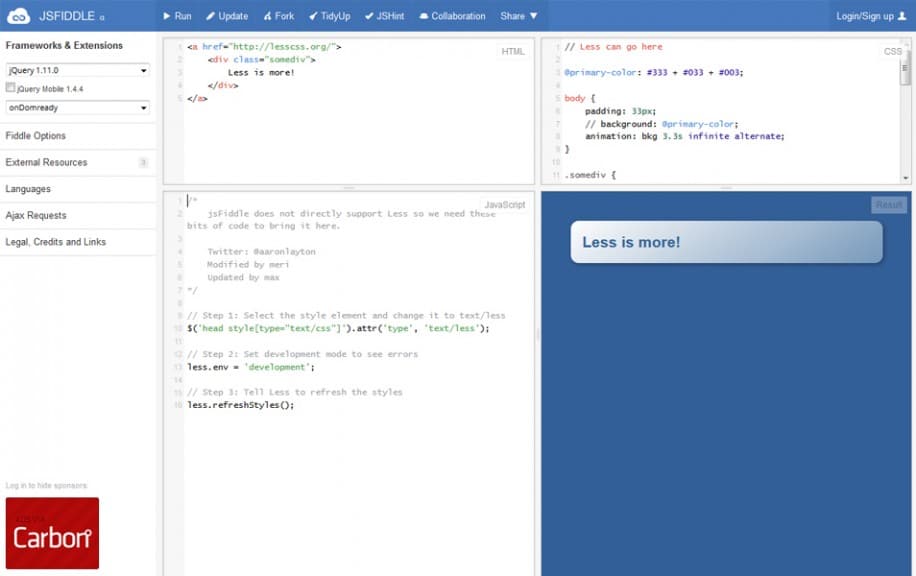 50+ Less Compilers (Complete Collection) » CSS Author
