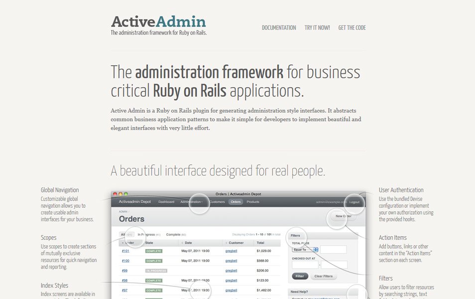 50+ Ruby Frameworks For Developers » CSS Author