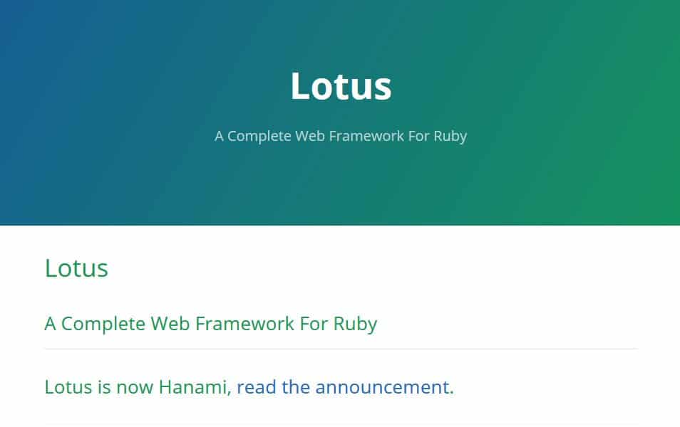 50+ Ruby Frameworks For Developers » CSS Author