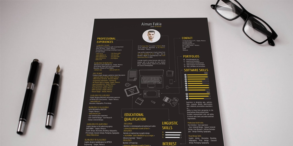 Ultimate Collection of Free Resume Templates » CSS Author