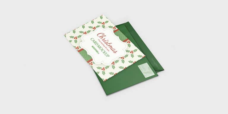 50 Free Christmas Greetings And Mockups