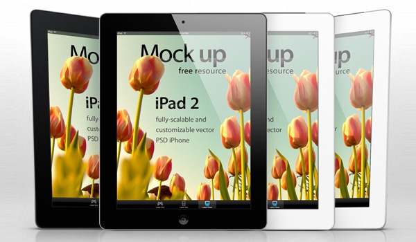 IPad 2 PSD Vector Mockup Template » CSS Author
