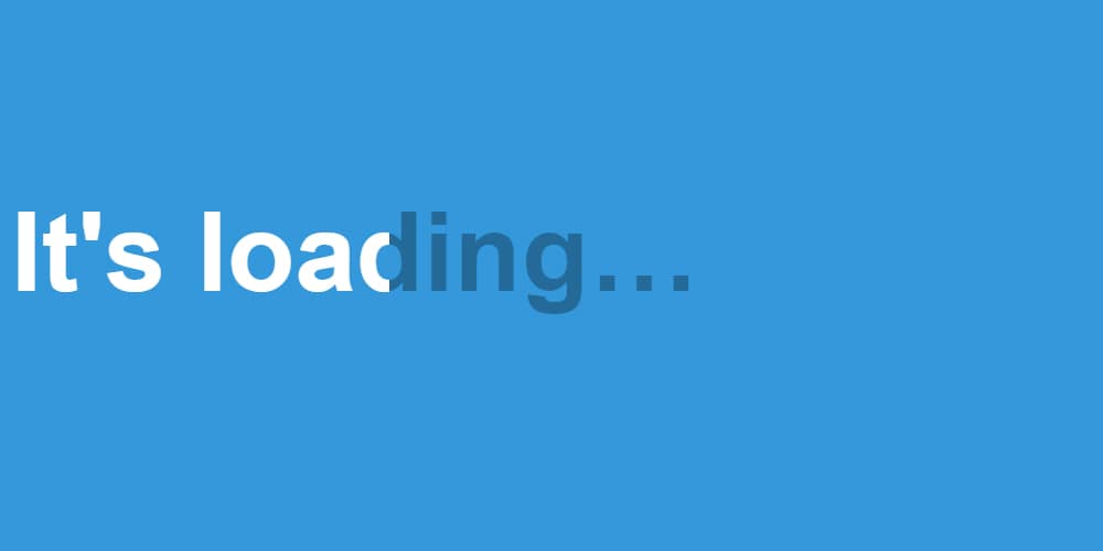 Nice Loading Animation For Websites » CSS Author