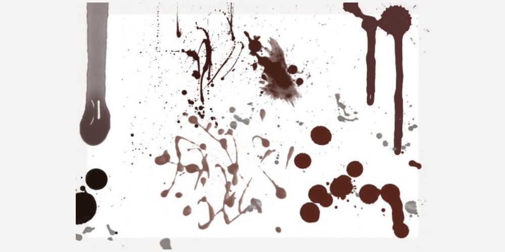 High Resolution Photoshop Splatter Brushes Free Download