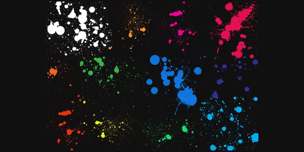 High Resolution Photoshop Splatter Brushes Free Download