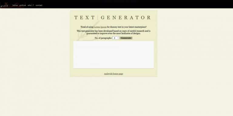 Dummy Text Generators And Tools » CSS Author