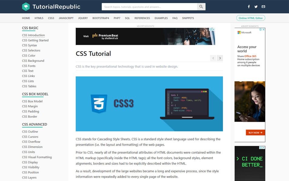 25+ Best Collection Of CSS Tutorial Websites » CSS Author