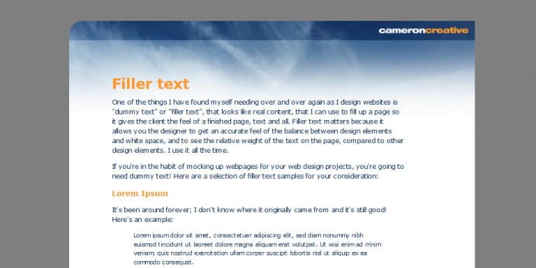 Dummy Text Generators And Tools » CSS Author