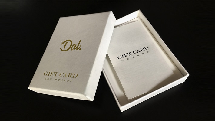 Gift Card Box Free Mockups » CSS Author