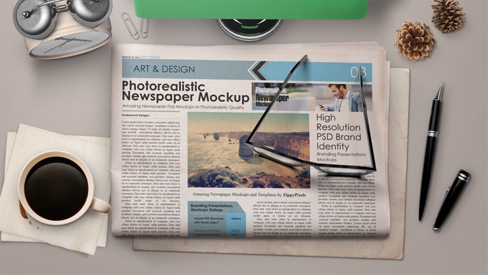 25+ Best Free Newspaper Mockup Templates » CSS Author
