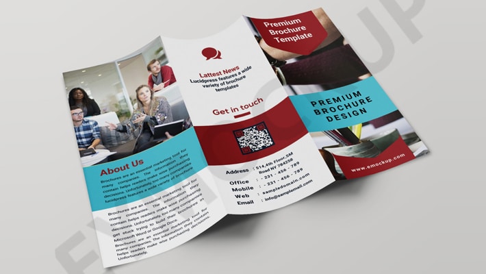 Gold Mine Company Tri-Fold Brochure Template » CSS Author