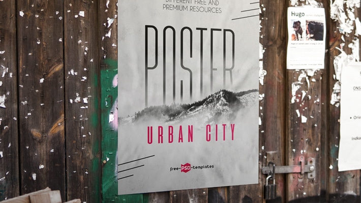 Free Urban City Poster MockUps » CSS Author