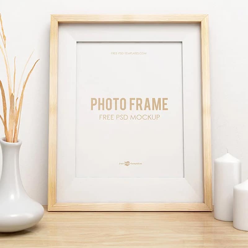 Free Photo Frame Mock-up In PSD » CSS Author