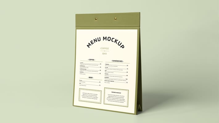 10+ Best Free Restaurant Menu Board Mockup Templates » CSS Author