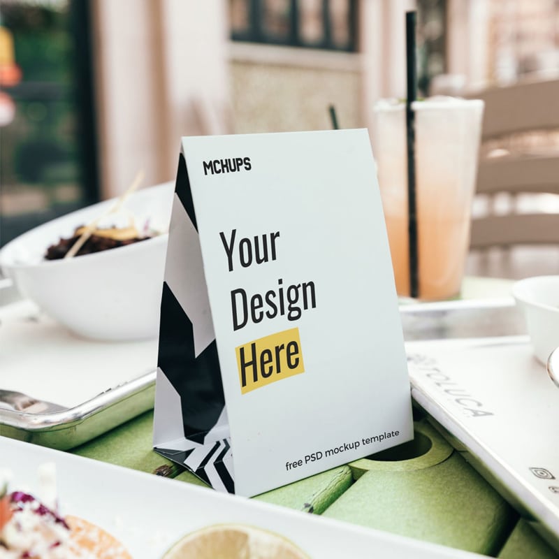 10+ Best Free Table Tent Card Mockup Templates » CSS Author
