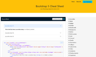 Essential Bootstrap 5 Cheat Sheets – Yes Web Designs